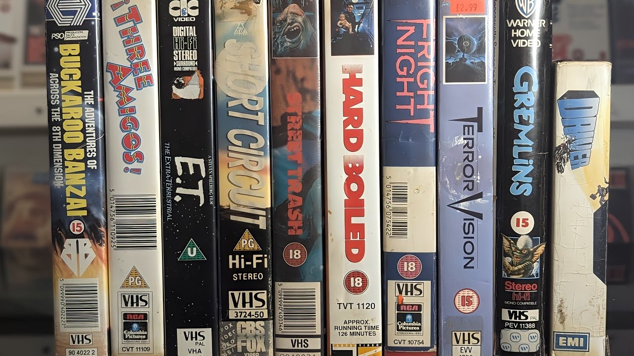 Amazing delivery of 80's Ex-Rental VHS Tapes from the Wonderful ...