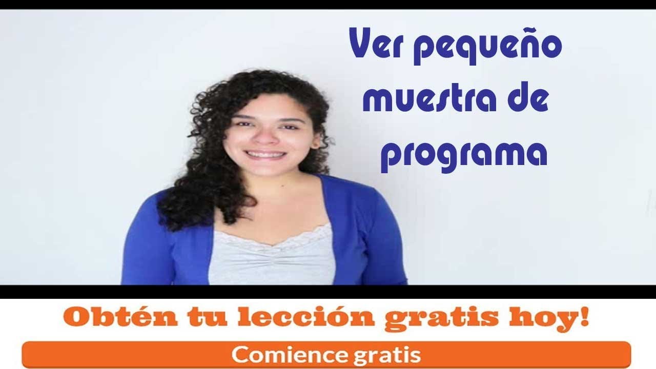 Ejemplo de programa para aprender inglés - YouTube