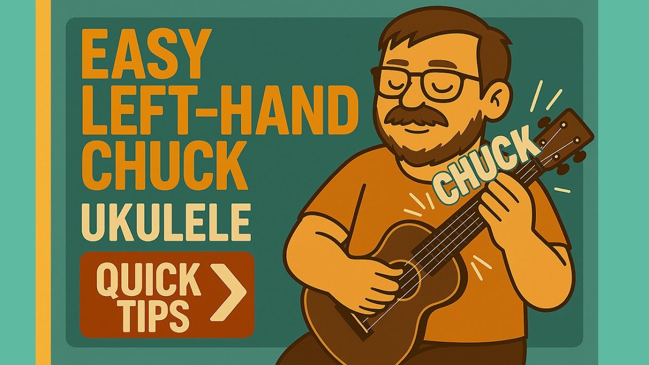 Matt's Quick Tips - Ukulele. -Easy left hand chuck ukulele - YouTube