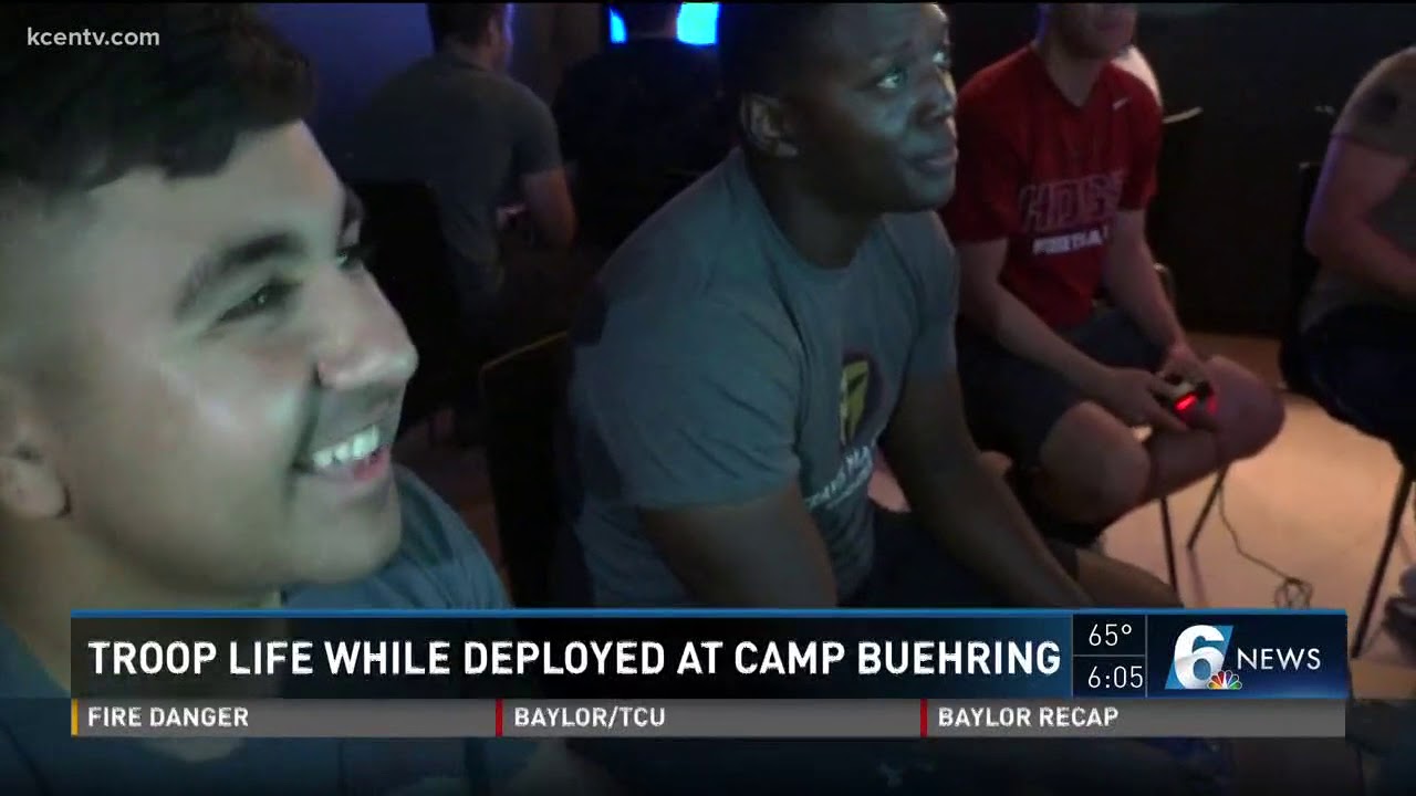 Troop life while deployed at Camp Buehring - YouTube