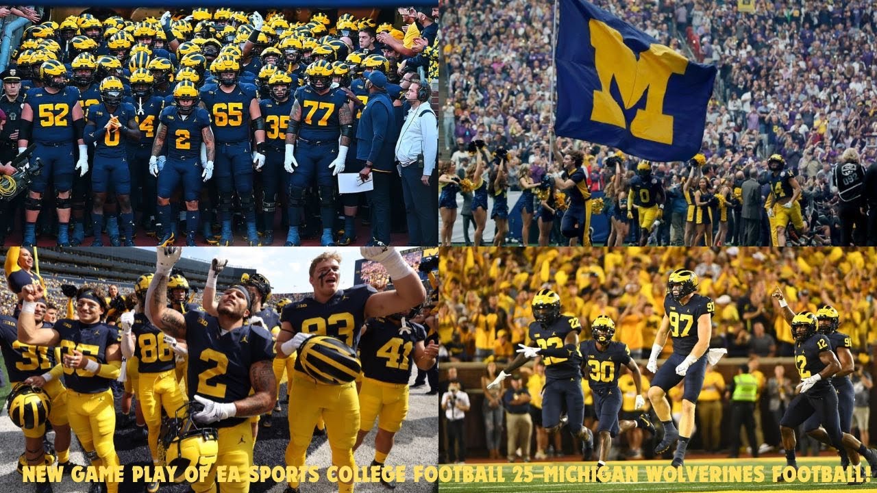 NEW GAME PLAY OF EA SPORTS COLLEGE FOOTBALL 25--MICHIGAN WOLVERINES ...