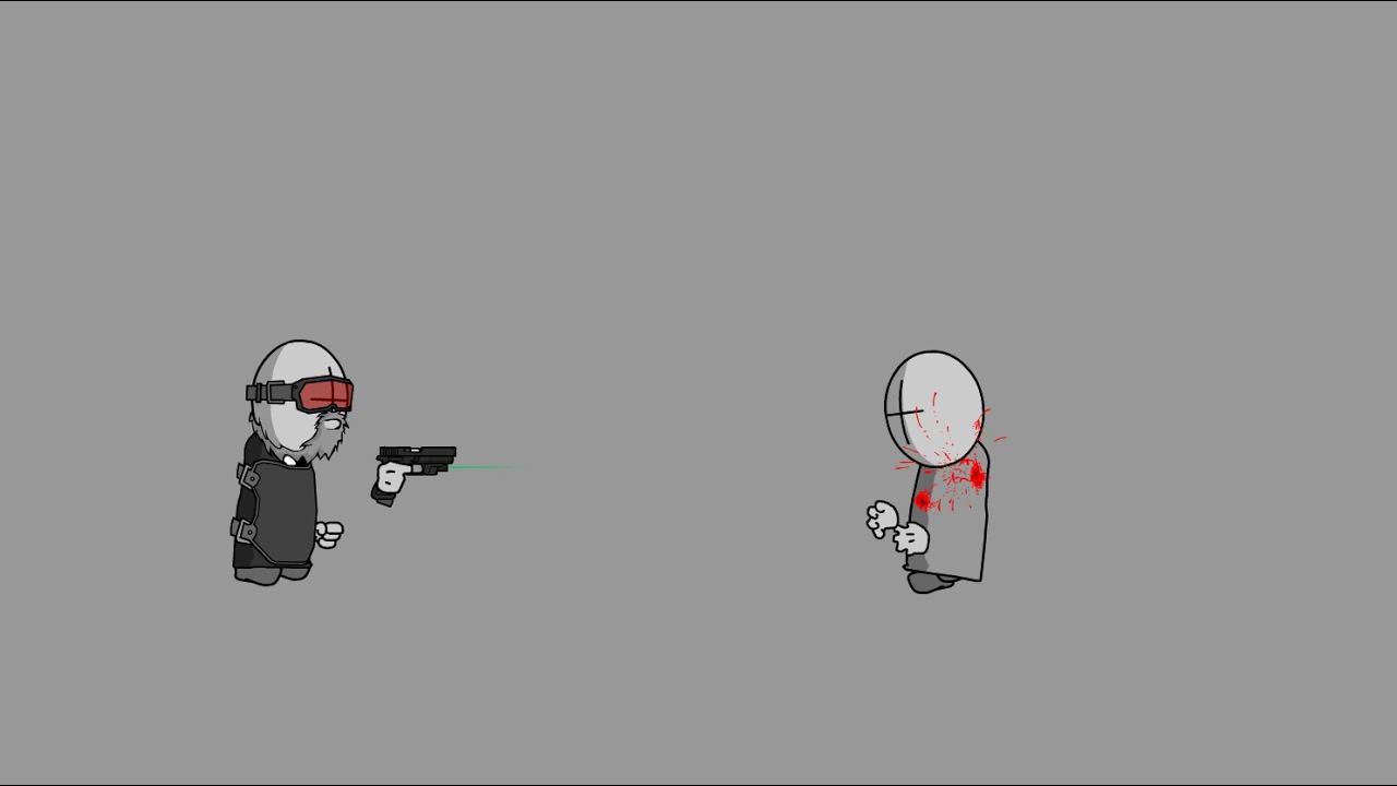 Madness Combat Pistol Recoil test - YouTube