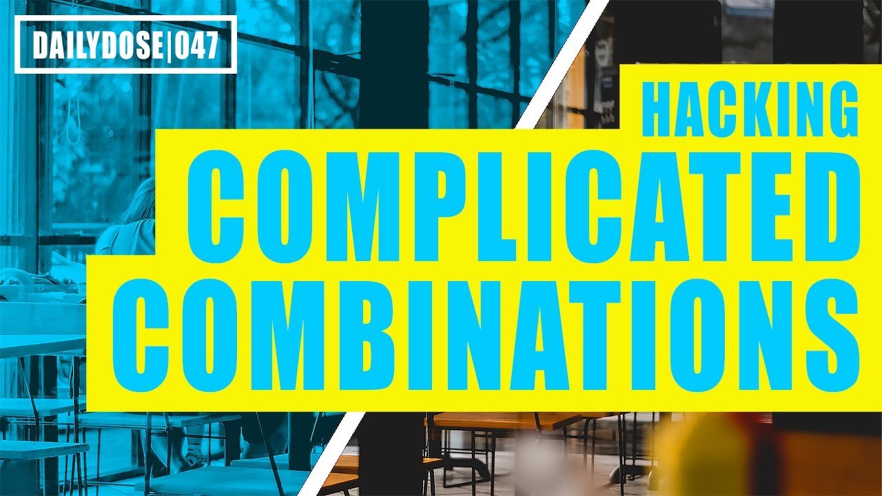 FE EXAM PROBABILITY & STATISTICS - HACKING COMBINATIONS | FE EXAM PRACTICE PROBLEM | DAILYDOSE ...