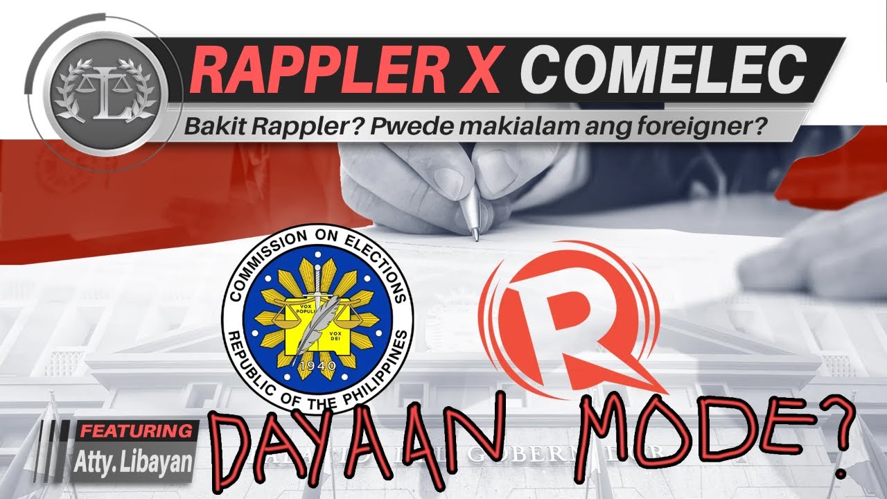 COMELEC X RAPPLER, FACT CHECKER ANG FOREIGNER? - YouTube