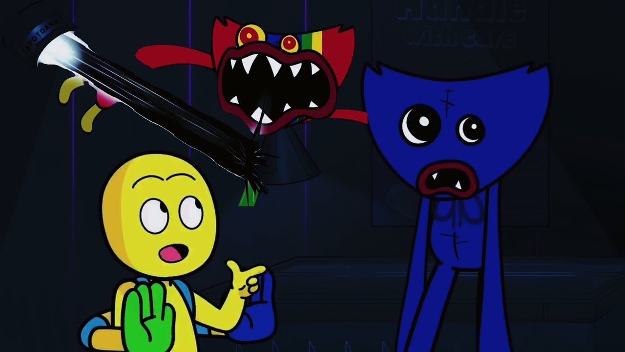 The story of how the Player defeated the rainbow Huggy // Poppy ...