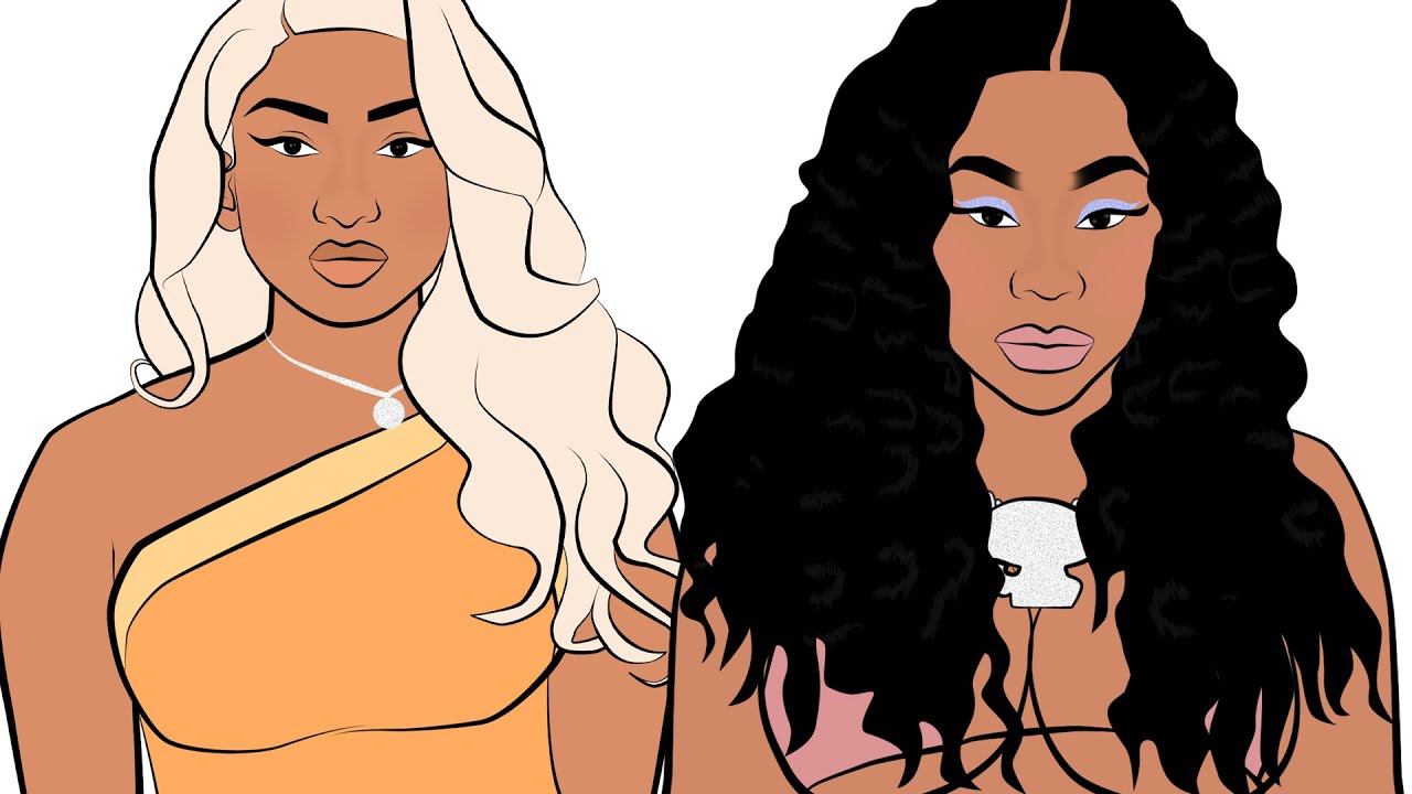 SUKIHANA & MEG THEE STALLION IN (20 Women VS Cartoon Tutor Babi) - YouTube