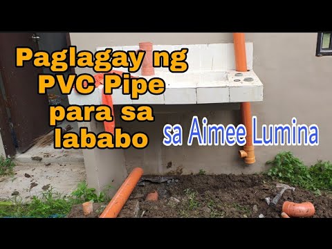 Installation of PVC Pipe sa Lababo ng Aimee Lumina - YouTube
