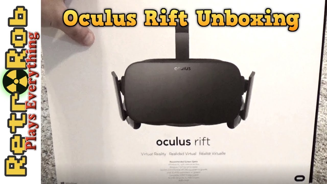 Oculus Rift Unboxing - YouTube