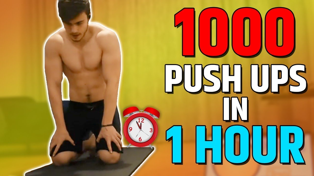1000 Push Ups in 1 Hour! - YouTube