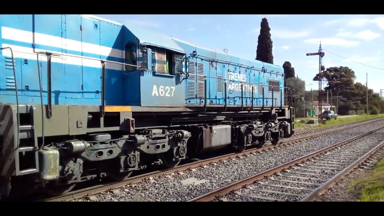 GM GR-12 A627 sale de estación General Rodríguez (16-08-2022) - YouTube