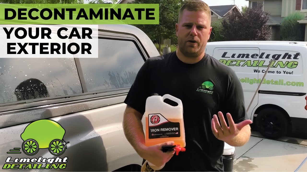 How to Clean Car Exterior Easy Decontamination Process - YouTube