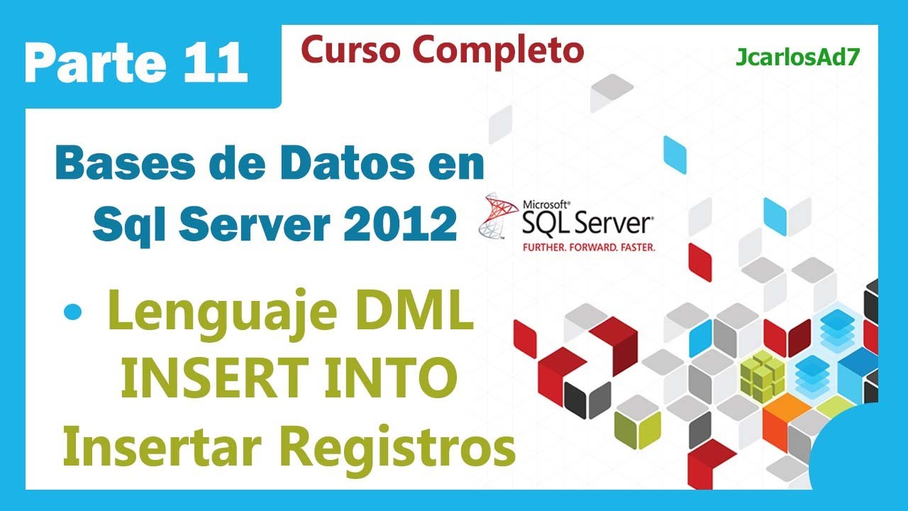 Insertar registros en tablas Sql Server 2012 (11-35) Bases de Datos en Microsoft Sql Server 2012 ...