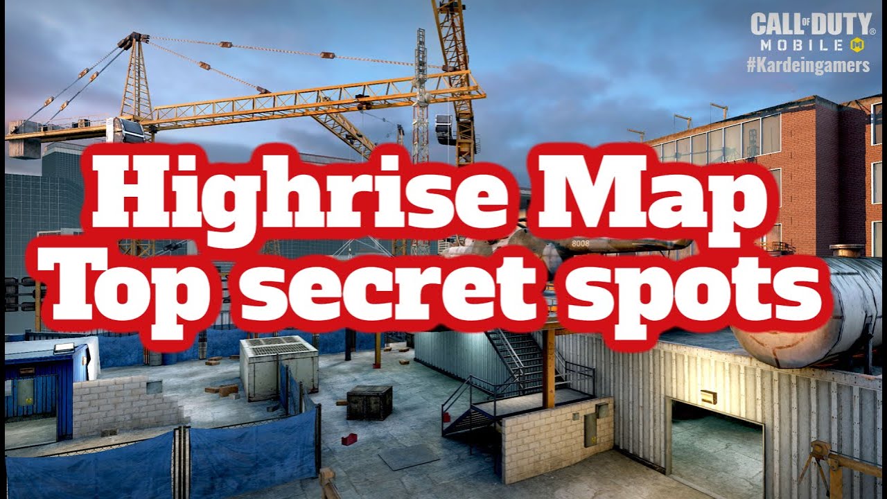 BEST SECRET SPOTS & GLITCHES in HIGHRISE MAP | Call of Duty Mobile | # ...