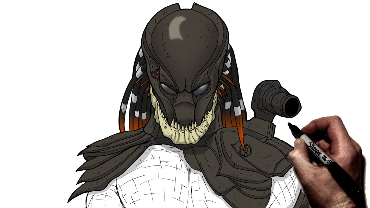 How to Drawe Berserker Predator | Step By Step | Predator - YouTube