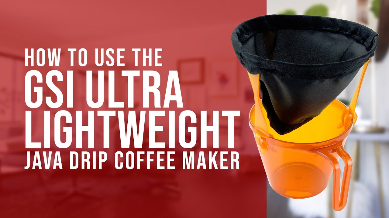How To Use the GSI Ultralight weight Java Drip Coffee Maker - YouTube