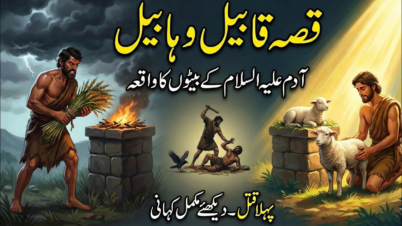 Qissa Qabil aur Habil | Adam Alaihis Salam ke Beton ka Waqia. # ...