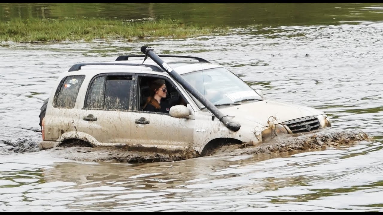 EXTREME 4X4 OFF-ROAD SUZUKI Grand Vitara Off-Road Water Crossing and ...