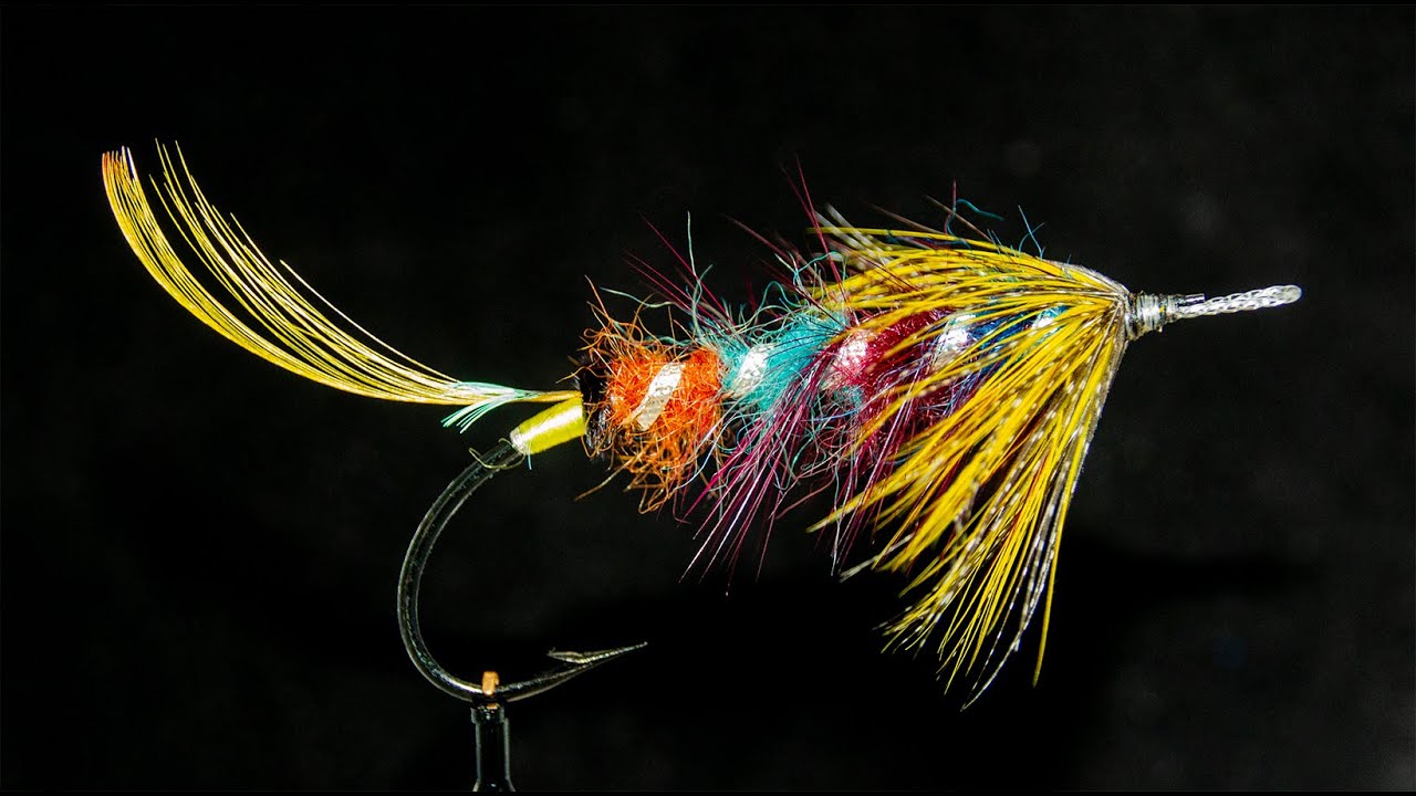 Fly Tying - Tying the Butcher salmon fly part 1/2 with Jonas Andersson ...