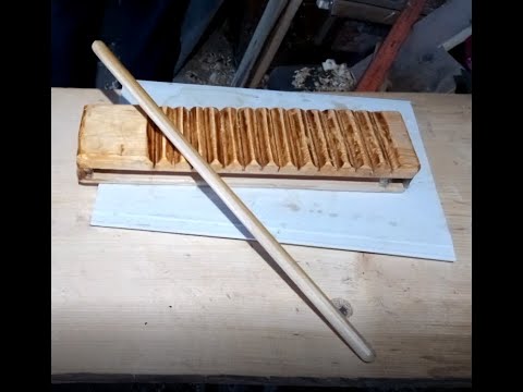 Сделал ударный музыкальный инструмент "Рубель" своими руками (DIY ...