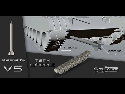 APFSDS Vs Tank Wheels - YouTube