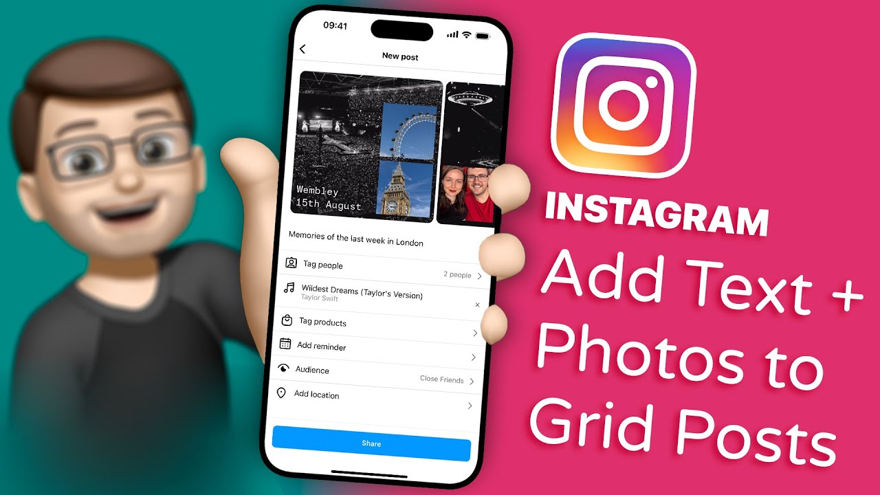 How to Add Text and Photo Collages to your Instagram Posts (SURPRISE ...