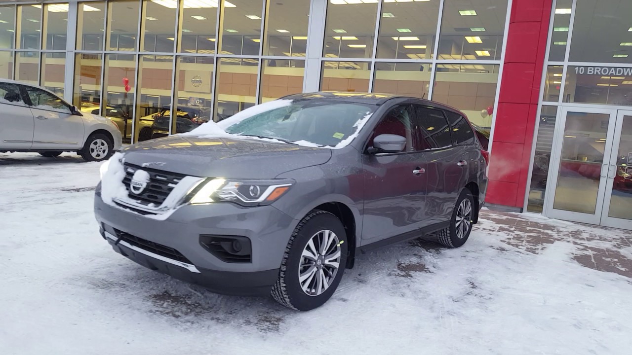 2017 Nissan Pathfinder S gun metallic - Sherwood Nissan - YouTube