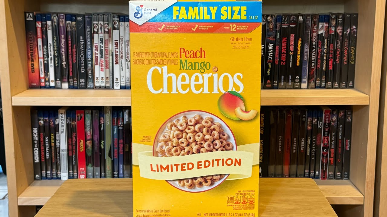 HAPPY SUMMER: Tasting the NEW Peach Mango Cheerios - YouTube