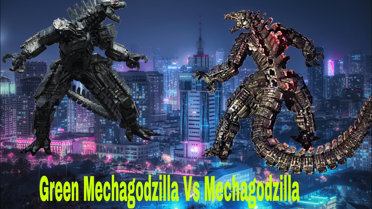 Green Mechagodzilla vs Red Mechagodzilla| Godzilla vs Kong - YouTube