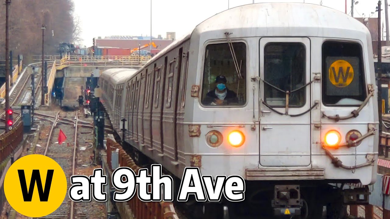 ⁴ᴷ⁶⁰ W Trains running on the West End Line - YouTube