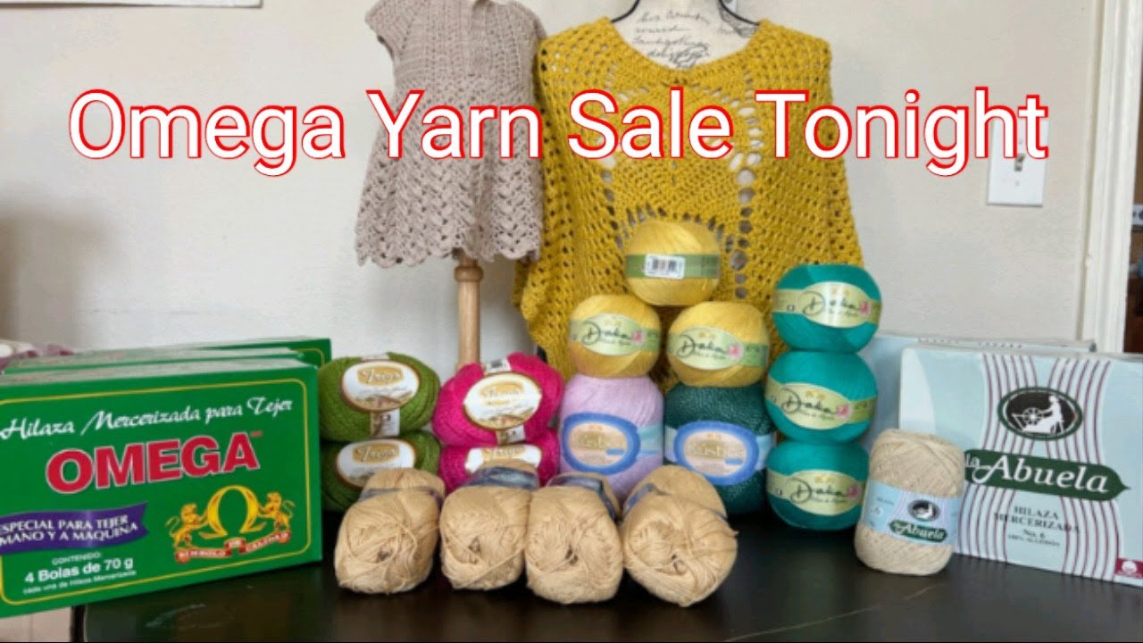 Omega Yarn Sale and Giveaway #yarnyfibersisters #crochet #knitting # ...