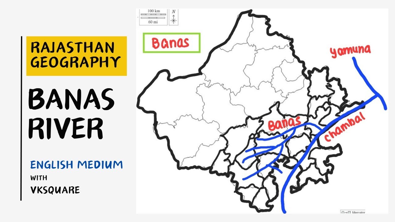 Banas River and its tributaries | River flow in Bay of Bengal by ...