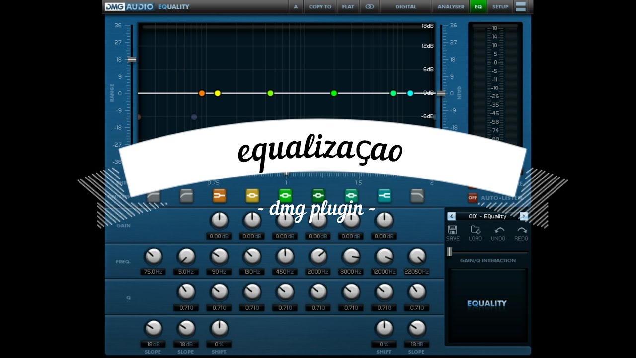 como EQUALIZAR um áudio ( plugin de eq de áudio ) DMG plugin - YouTube