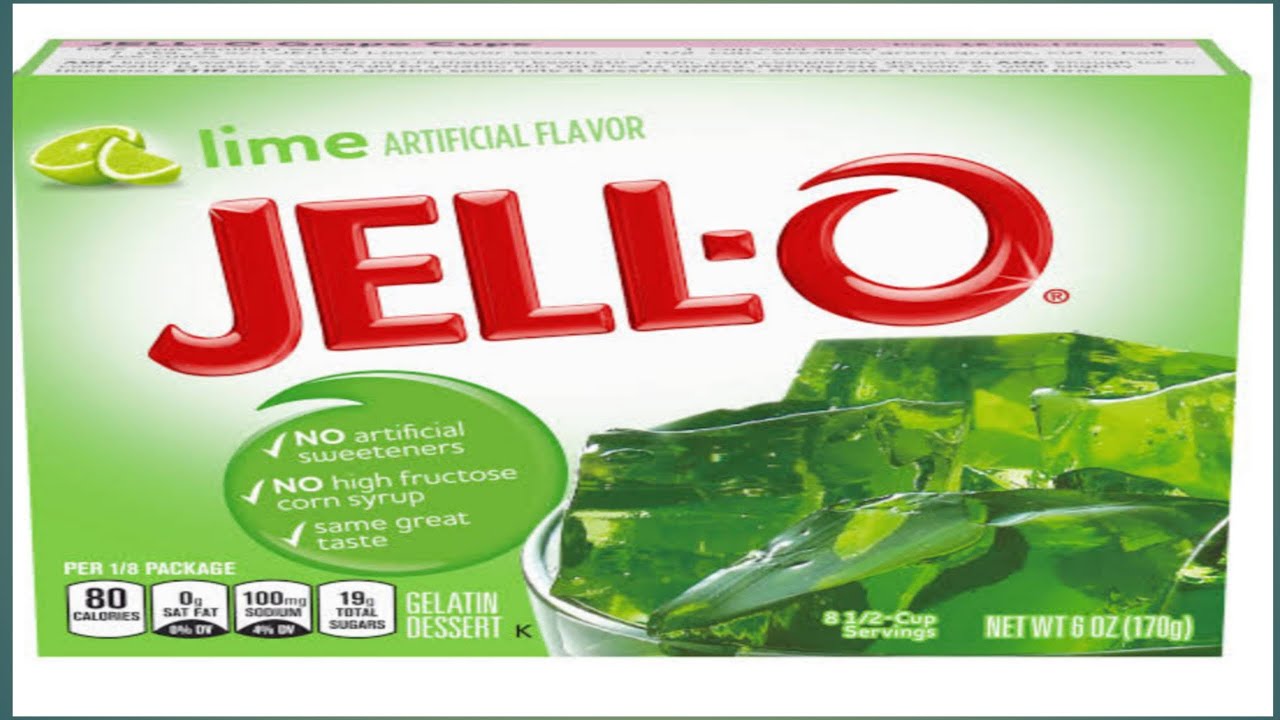 Jell-o Lime Gelatin Mix|@lhaistory - YouTube