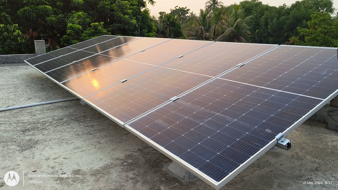 5 kva single phase ongrid rooftop solar system # Net miter in west ...