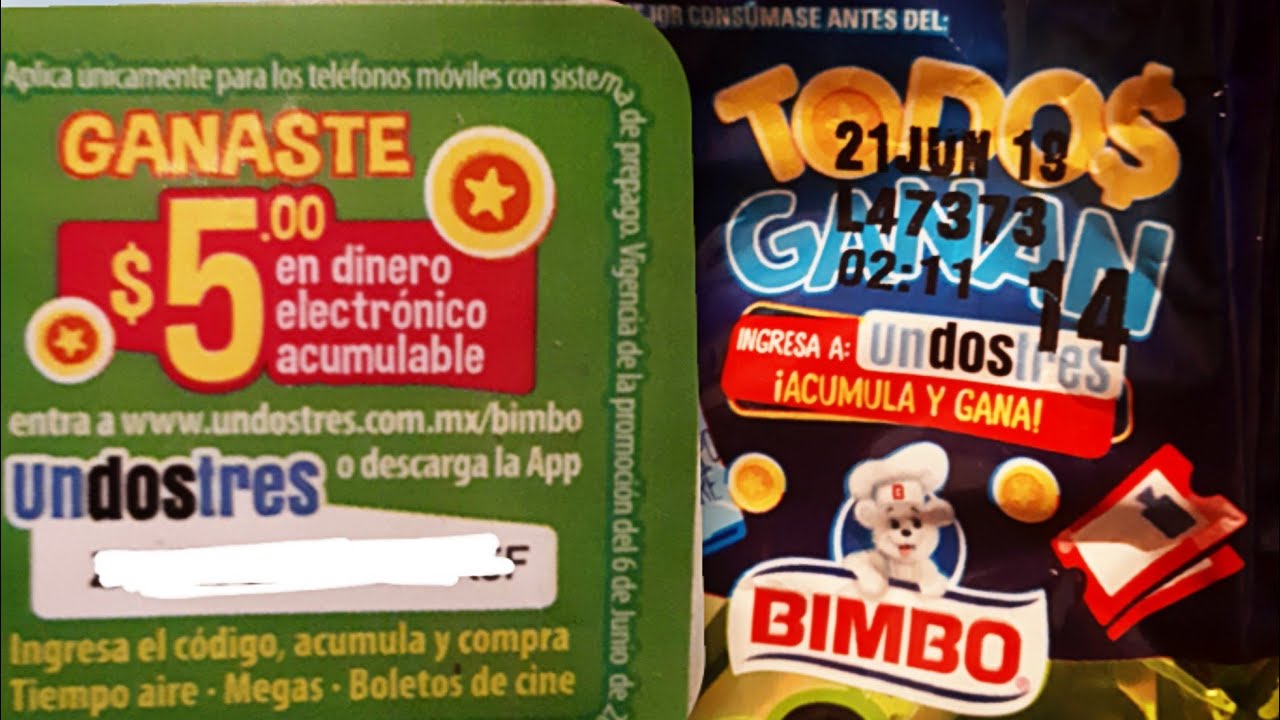 TODOS GANAN CON UNDOSTRES BIMBO GANA DINERO CON NITO ! NUEVA PROMOCIÓN ...