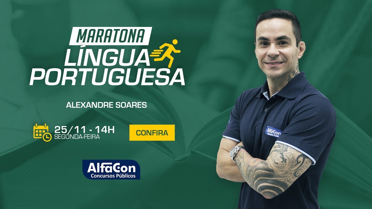 Aula de Língua Portuguesa com Profº Alexandre Soares - AO VIVO ...