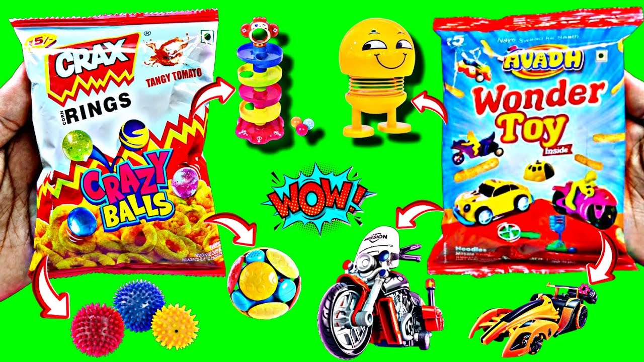 🤩 Crax Rings Crazy Balls Inside Vs Wonder Toys Inside 🤩 | Free Gift ...