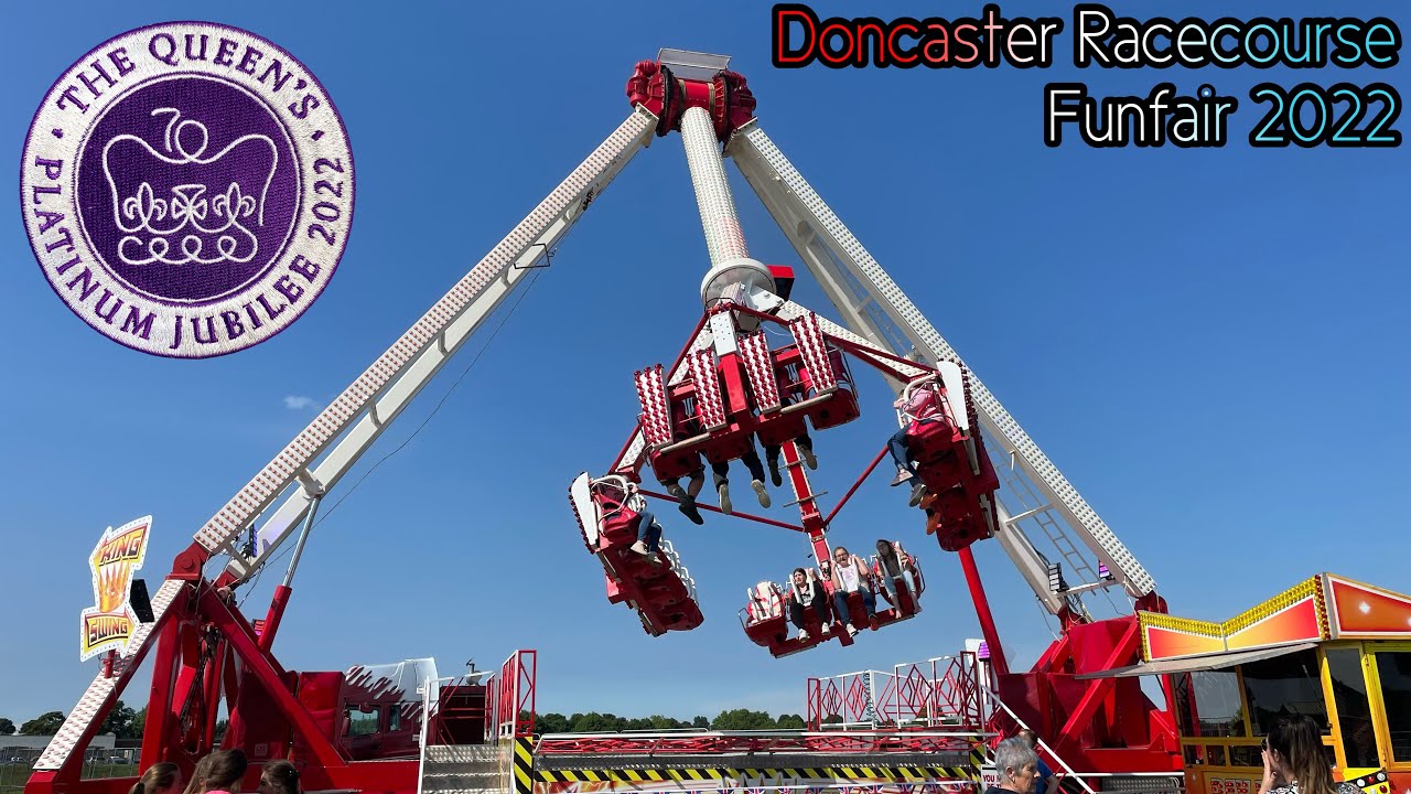 Doncaster Racecourse Funfair June 2022 - YouTube
