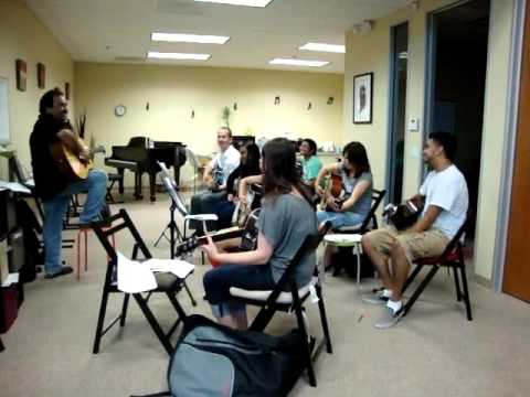 Adult Group Guitar class - YouTube