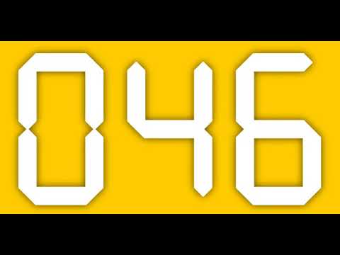 100 Second Digital Countdown Timer (Yellow Background) - YouTube