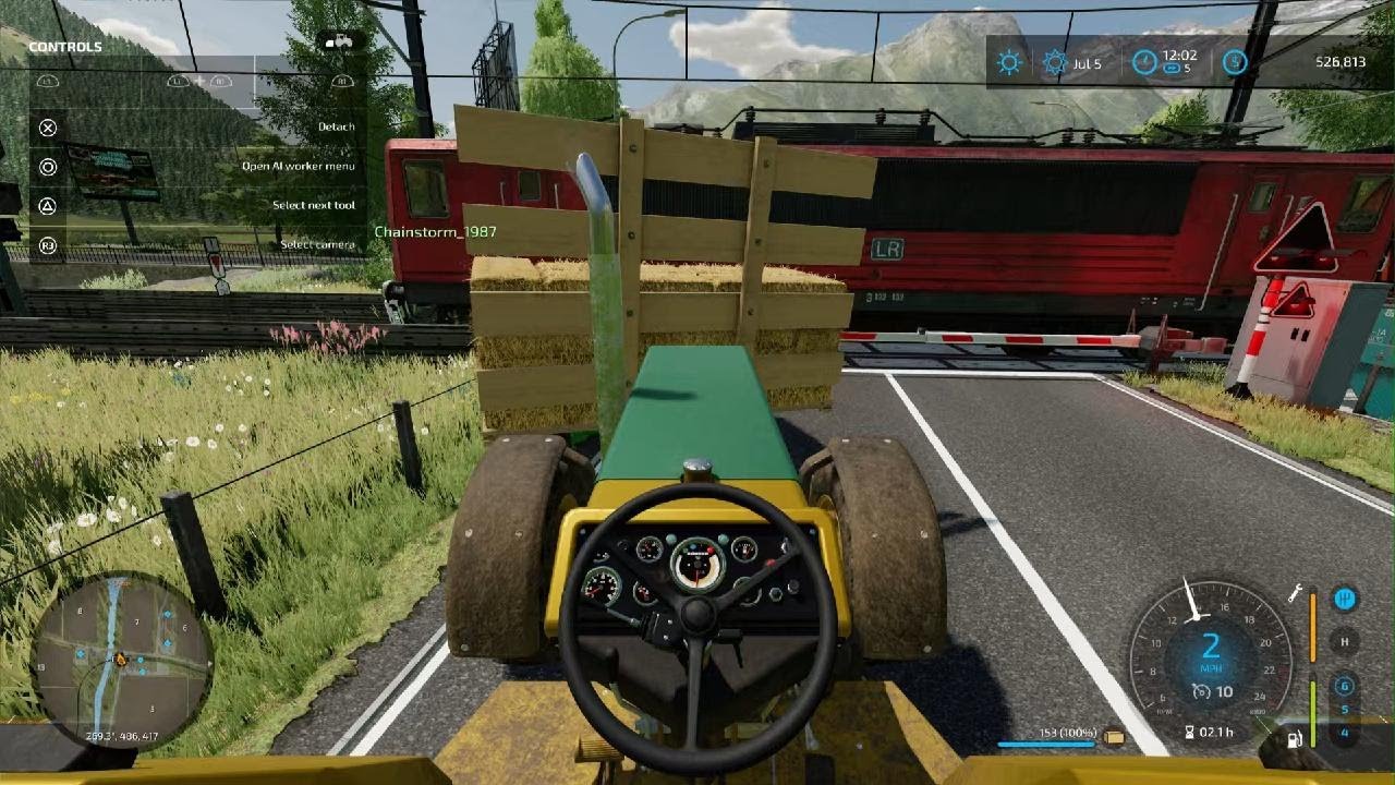 Farming Simulator 22 Train said no - YouTube