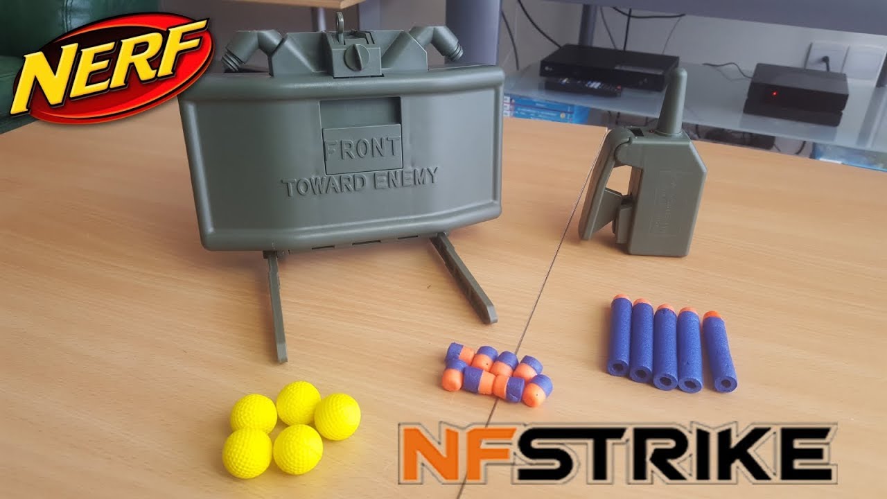 MINE CLAYMORE NERF nfstrike test et présentation en français - YouTube