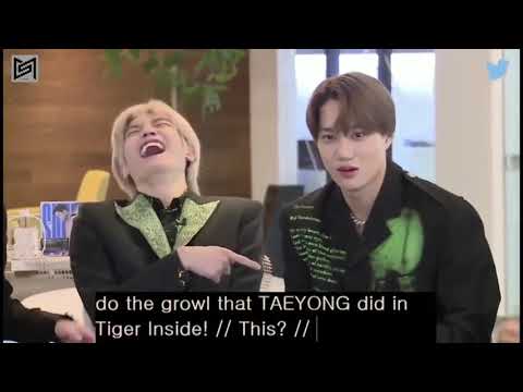 Cute KAI did the Growl of taeyong part & Kai Baekhyun Imitating each other