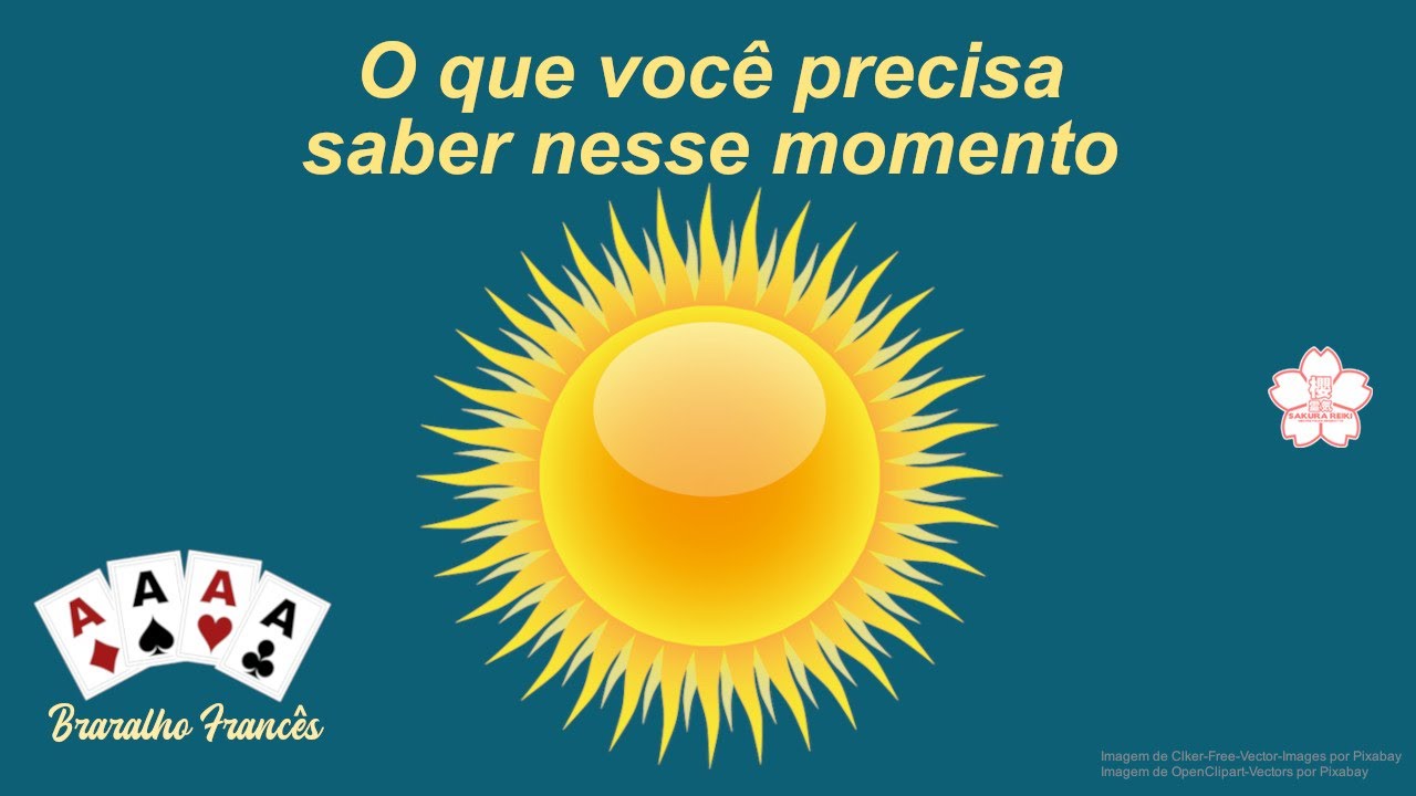 🌞 ️ O que você precisa saber nesse momento 💜 Baralho Francês - YouTube