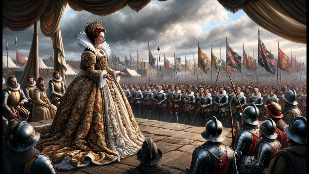Queen Elizabeth I's Tilbury Speech to her Soldiers - YouTube