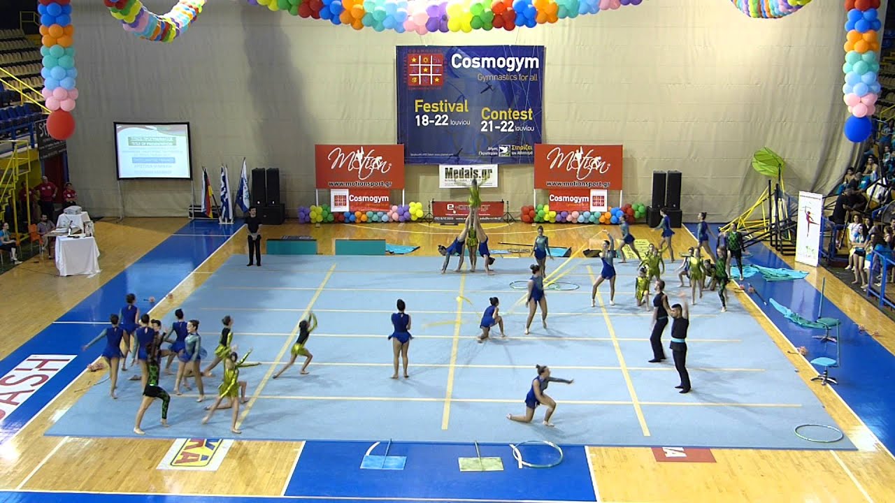 ΕΛΛΗΝΟΑΓΓΛΙΚΗ ΑΓΩΓΗ COSMOGYM 2014 - YouTube