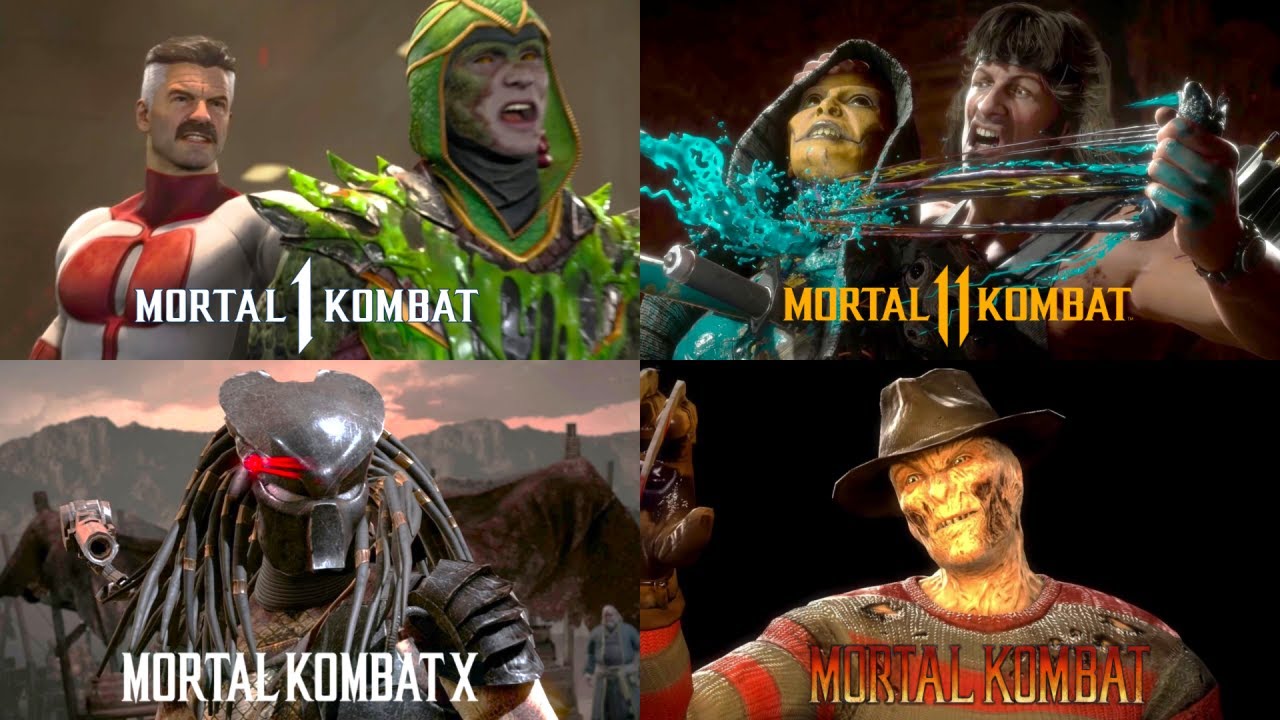 Mortal Kombat - All Guest Characters Fatalities 2011 - 2024 (MK9 - MK1 ...