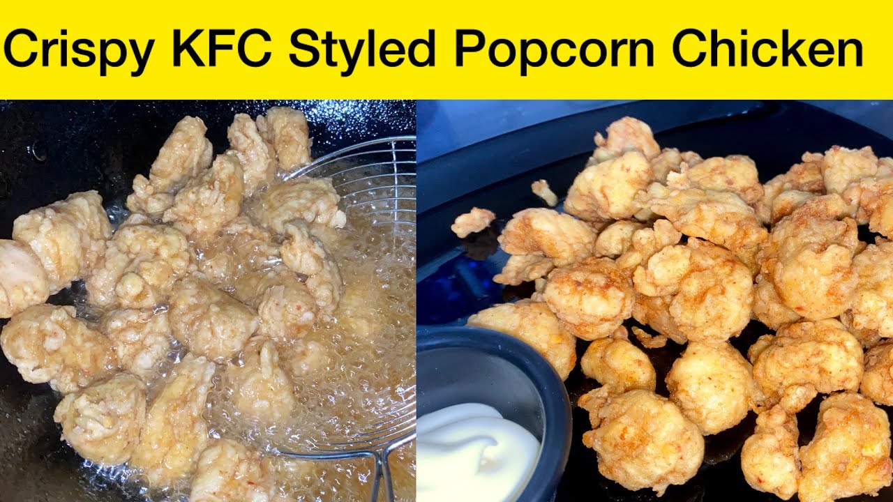 KFC Style Chicken Popcorn Recipe| Zinger Pops| - YouTube