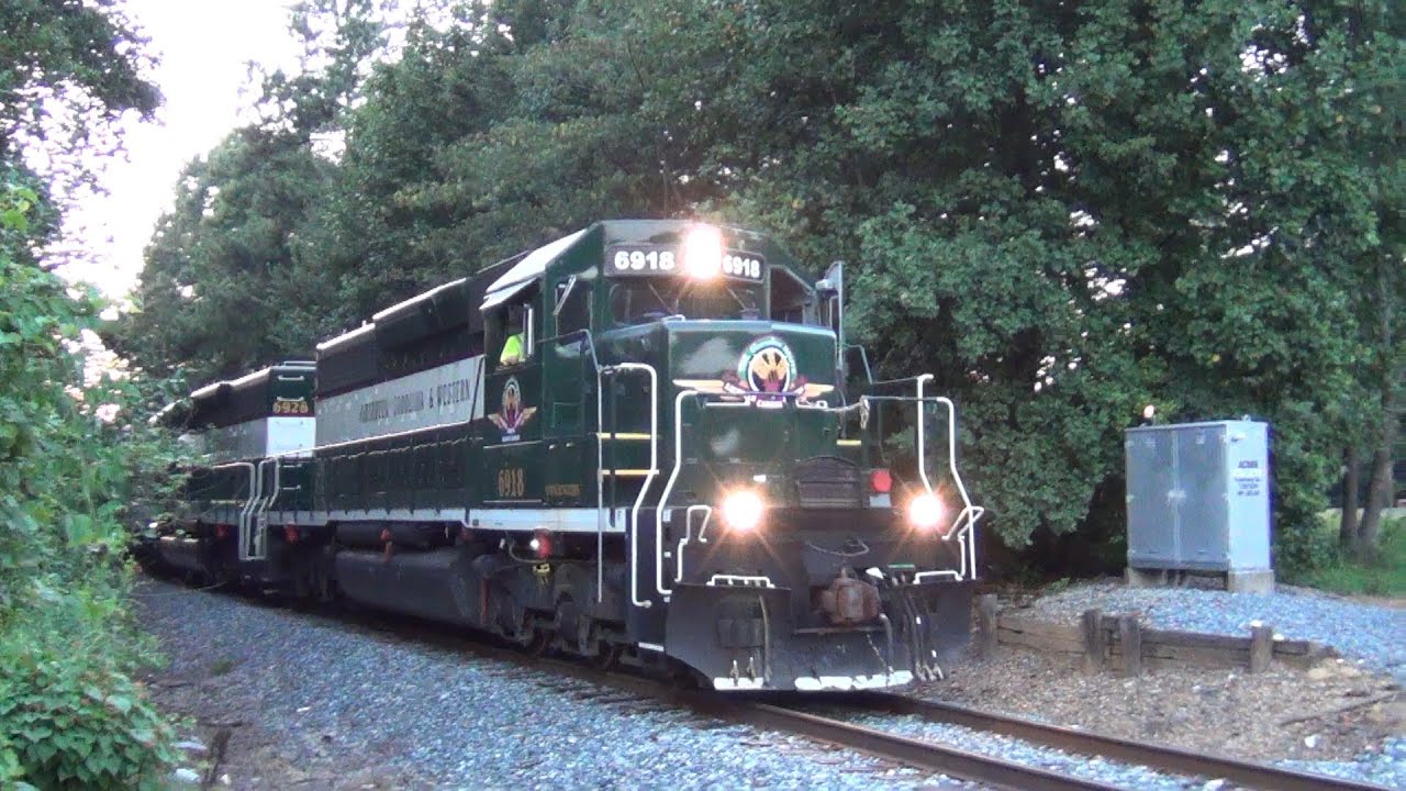 An afternoon with the Aberdeen, Carolina & Western Railway (ACWR) Part ...