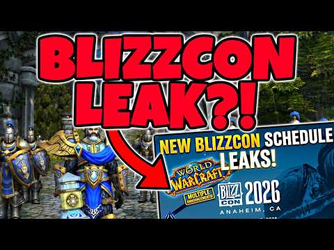 Blizzcon 2026 Schedule LEAKED?! Classic Plus, New Warcraft Chronicles, This Looks INSANE?!